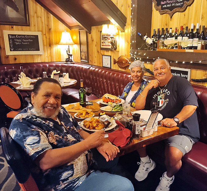 These aren't just diners&mdash;they're the living embodiment of Aberdeen Barn's success story, three generations sharing the universal language of "pass the steak sauce."