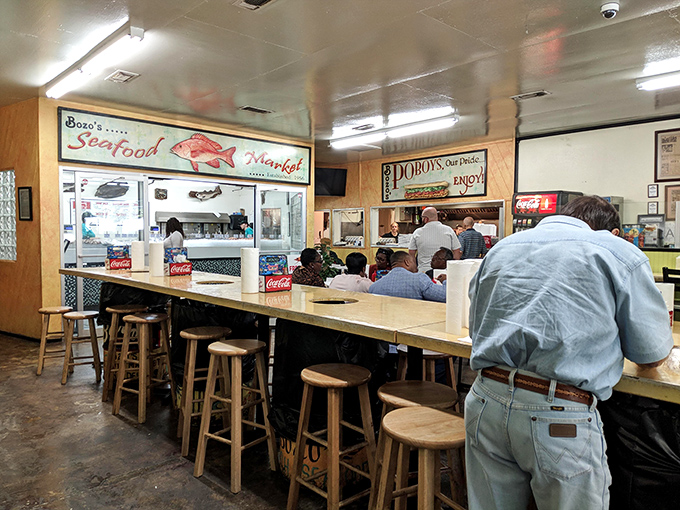 Where locals gather to worship at the altar of fresh seafood. The crowd is the best review any restaurant could ask for.