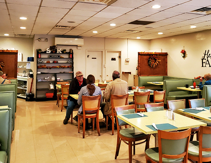 Morning gatherings of locals sharing news over coffee&mdash;the true measure of any small-town restaurant isn't just its food but its role as community cornerstone.