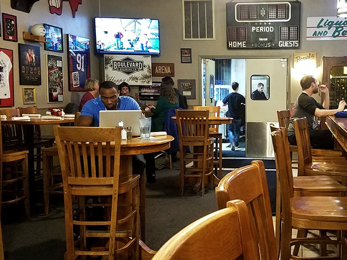 Where students, professors, and locals unite under the common religion of good food and cold drinks&mdash;no sermon necessary.