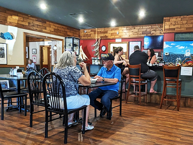 Morning rituals unfold as regulars exchange news over eggs and coffee, proving some traditions are worth preserving.