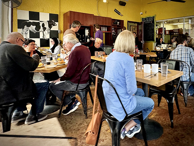 Where strangers become temporary breakfast companions, united by the universal language of "mmm" and "pass the hot sauce, please."