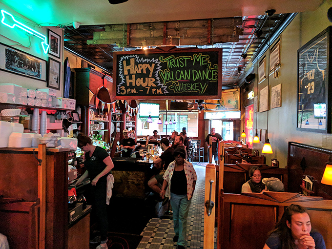 Happy Hour promises dancing and whiskey—a combination that's solved more of life's problems than any self-help book ever written.