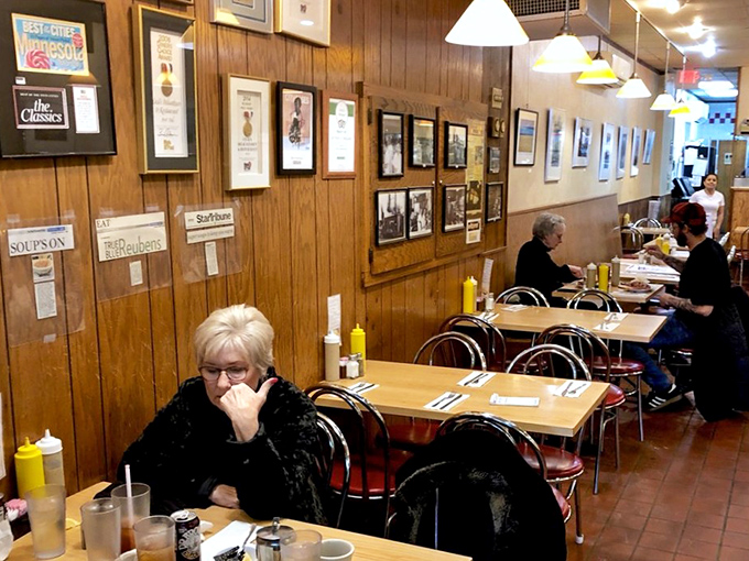 Regulars find comfort in Cecil's familiar surroundings, where conversations flow as freely as the coffee and nobody's checking their watch.