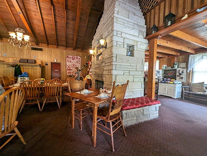 The dining room feels like someone's well-loved home, if that home happened to serve the best fried fish in three counties.