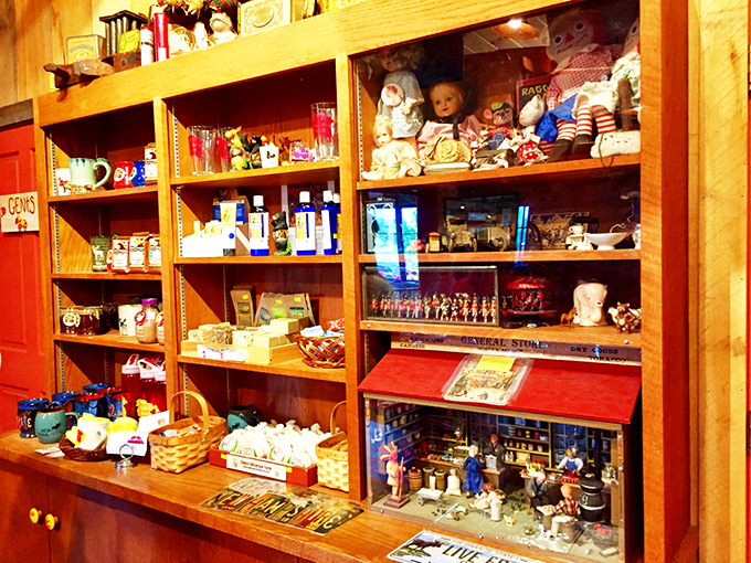 A treasure trove of maple memories awaits, where souvenirs promise to extend your Polly's experience long after the last pancake disappears.