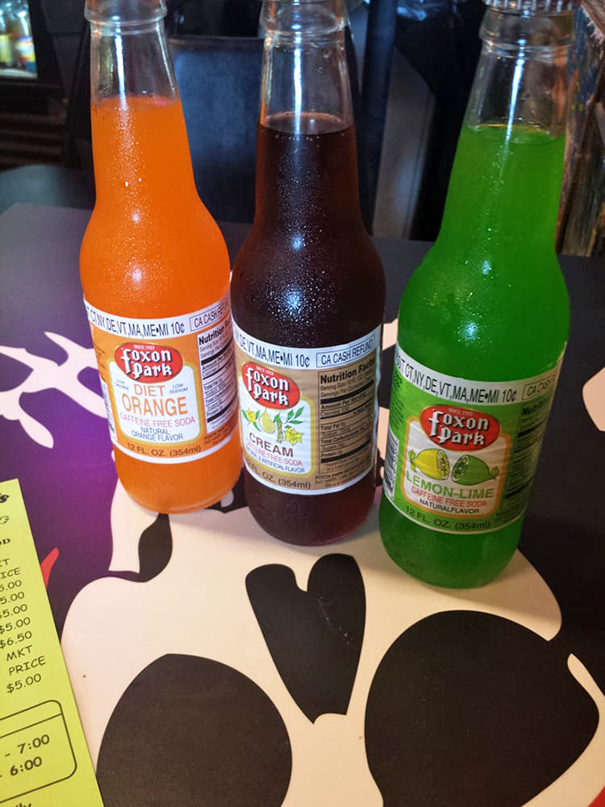 Old-school Foxon Park sodas in technicolor glory&mdash;because nothing washes down seafood better than Connecticut's own fizzy legend.