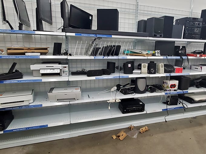 The electronics graveyard: where yesterday's cutting-edge technology comes to find its forever home with the technologically nostalgic or practically minded.