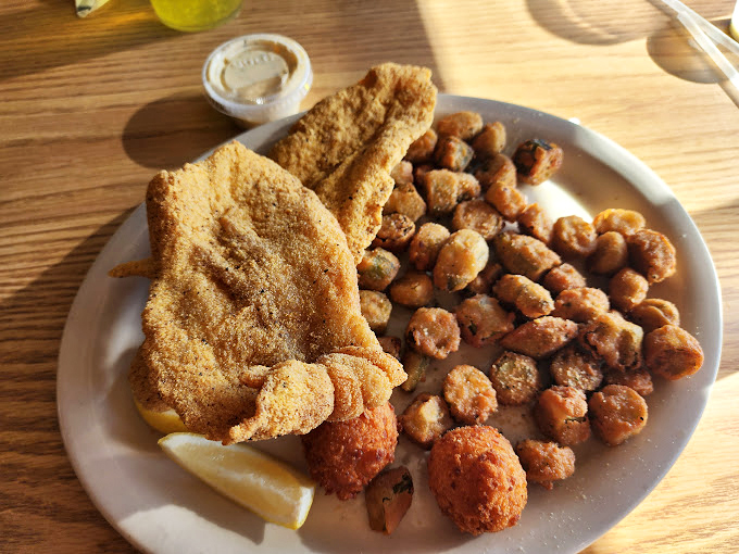 Oklahoma's answer to coastal seafood &ndash; golden-fried catfish with a cornmeal crust so perfect it makes you forget you're hundreds of miles from any ocean.