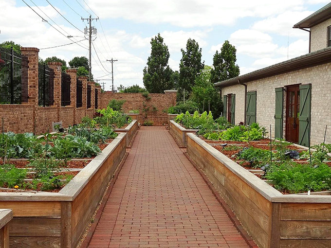 Raised garden beds showcase edible landscaping at its finest&mdash;proof that vegetable gardens can be both practical and pretty.
