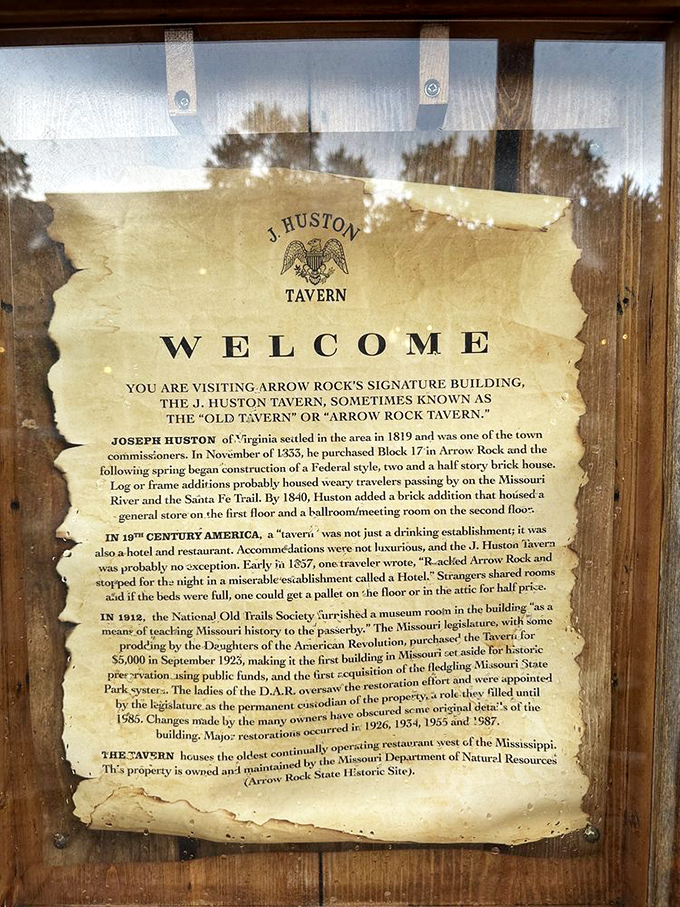 A glimpse into American history&mdash;the tavern's story spans from stagecoach stops to restoration efforts, preserved for generations to appreciate.