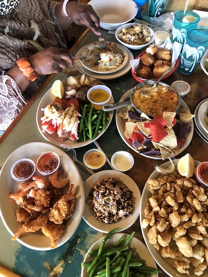 Not so much a meal as a seafood summit meeting. When diplomacy tastes this good, everyone wins.