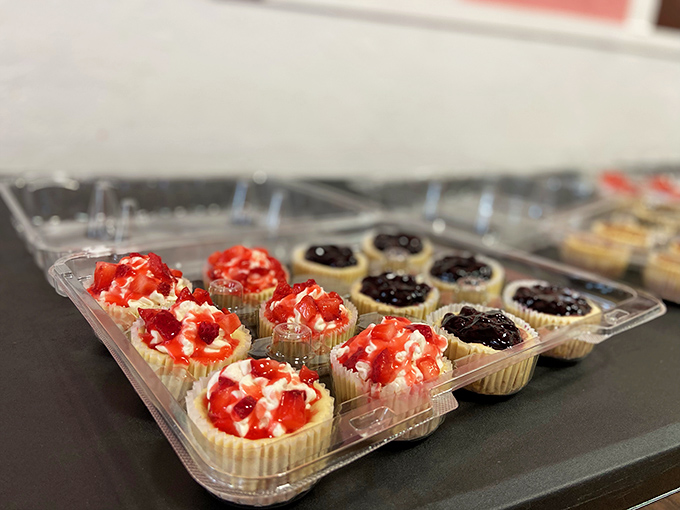 The pink and white stripes with lemon garnish create a dessert that's part beach vacation, part flavor explosion.