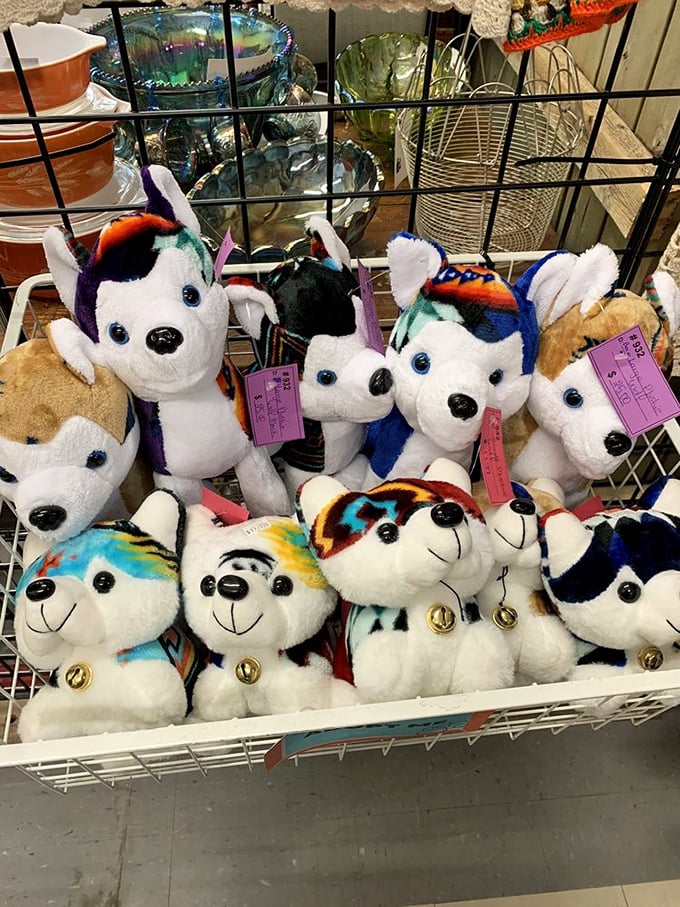 These aren't just stuffed animals; they're future heirlooms waiting to become some child's inseparable companion through thunderstorms and adventures alike.
