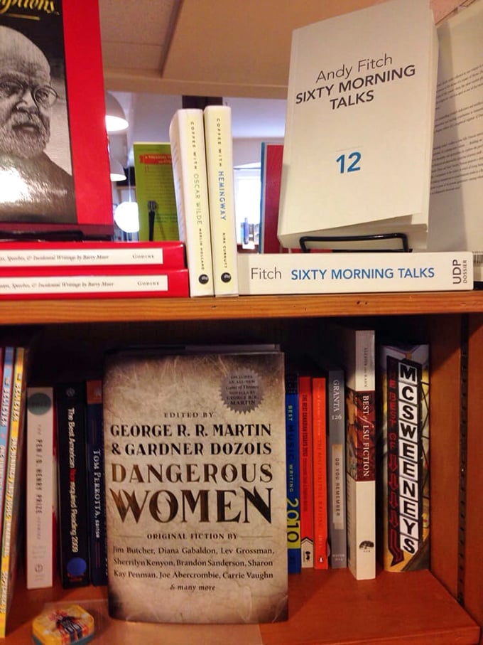"Dangerous Women" indeed &ndash; George R.R. Martin curating stories instead of killing beloved characters. A shelf where literary worlds collide in unexpected ways.