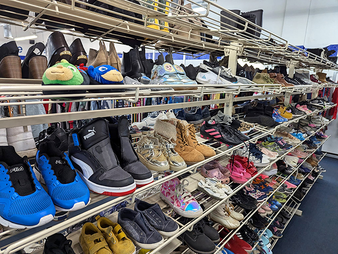 If Cinderella's fairy godmother opened a shoe store, it might look something like this. Glass slippers not included, but everything else is!