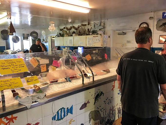 Where seafood expertise meets friendly service &ndash; handwritten signs and fresh catches displayed with pride behind colorfully decorated counters.