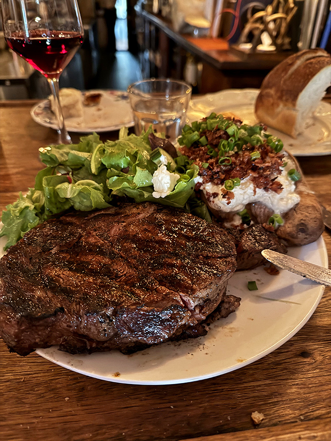 Wine and steak&mdash;civilization's perfect pairing since someone first thought, "This grape juice got better while I wasn't looking."