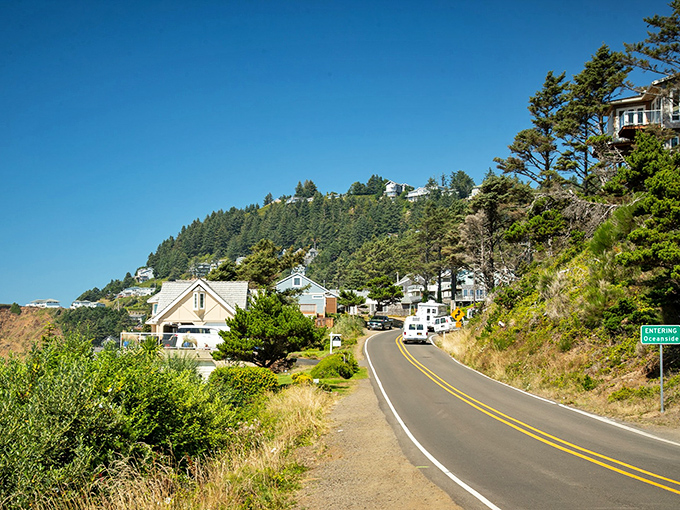 The road curves exactly when it should, revealing views that make you forget whatever podcast you were listening to.