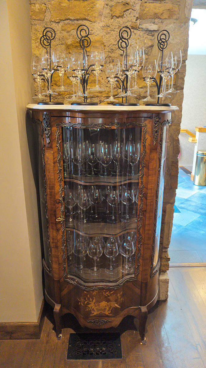 These aren't just wine glasses&mdash;they're crystal chalices waiting for you to make a toast worthy of the castle's magnificent surroundings.