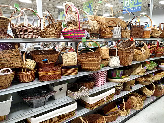 Basket case? More like basket paradise! From picnic-ready to storage solutions, this woven wonderland offers organizational options for every home.