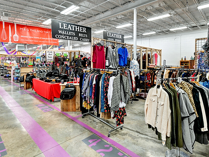 Walnut Creek's modern marketplace houses timeless treasures. Clean lines and wide aisles make treasure hunting almost too civilized.