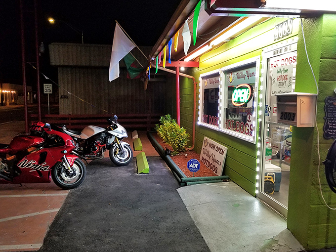 Willy-Yums' vibrant green shack proves that sometimes the most extraordinary flavors come in the most ordinary packages.