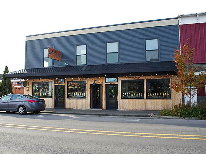 String lights and weathered wood signal seafood perfection at Castaway's &ndash; Long Beach's answer to oceanfront comfort food.