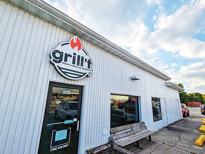 No frills, just thrills&mdash;Grill't's straightforward exterior is the BBQ equivalent of "I'll let my cooking do the talking."