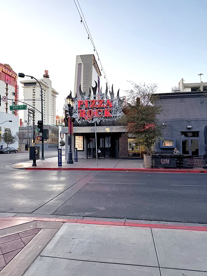  Pizza Rock: Like if KISS opened a pizzeria instead of a rock band. That bold downtown presence commands attention almost as much as the pies.