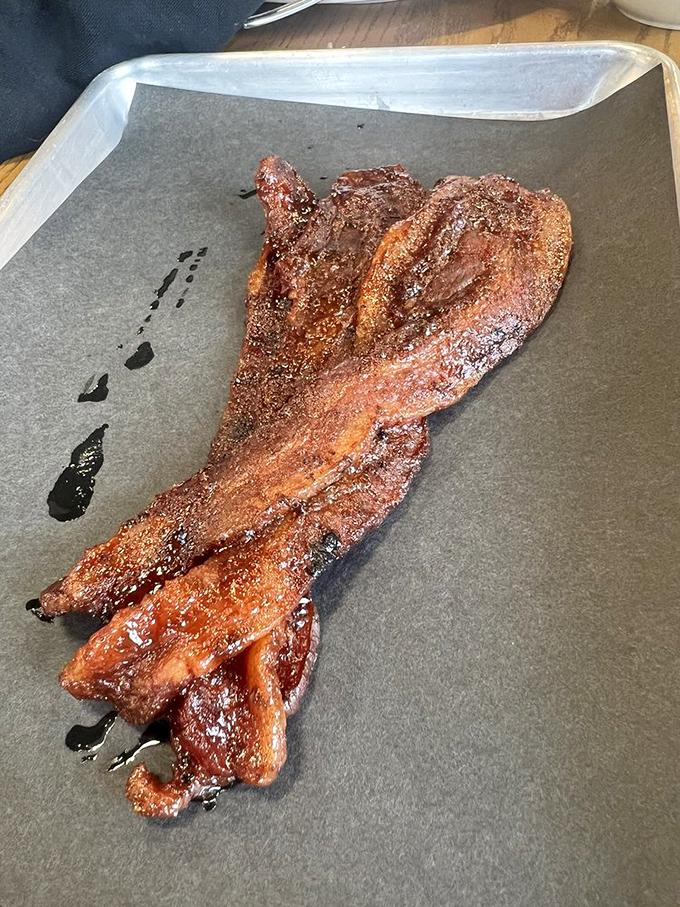 Bacon me crazy! This candied treat is the perfect balance of sweet and savory &ndash; like a hug for your mouth.