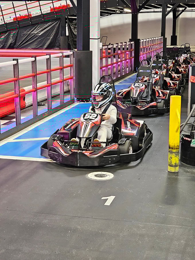 The starting grid&mdash;where friendships are temporarily suspended and promises of "I'll go easy on you" are immediately forgotten.