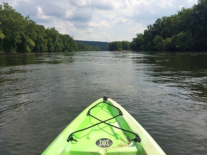 Kayaking the Delaware River offers front-row seats to nature's own IMAX experience &ndash; complete with surrounding hills that don't charge extra for the view.