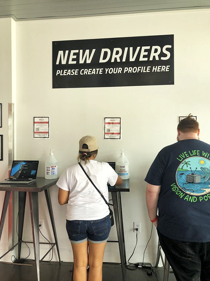 The moment of truth: creating your racing profile. Like online dating, except your only match is with speed.