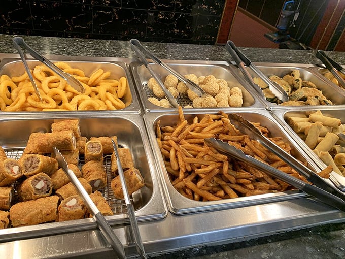 The Chinese food section: where decisions become harder than choosing which streaming service to subscribe to next.