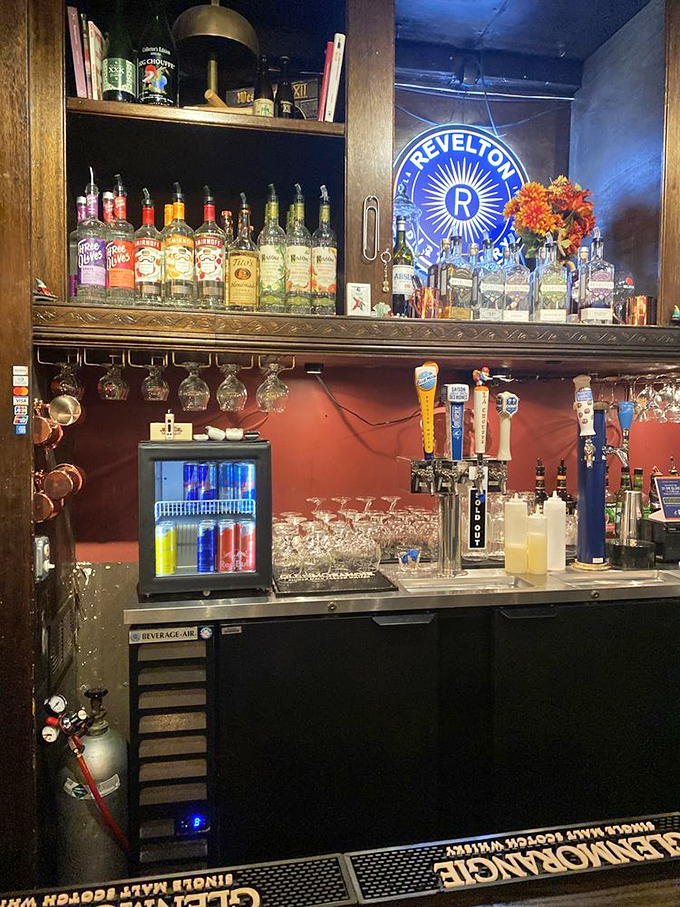 Behind every great pub is a bar stocked with liquid inspiration – this one's ready to solve problems you didn't even know you had.