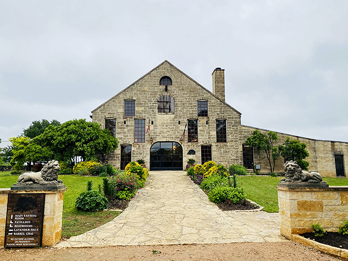 Becker Vineyards' limestone buildings and manicured grounds could convince you you're in Tuscany, until a "y'all" brings you back to Texas.