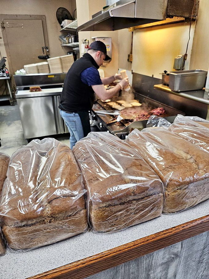 Good bread is the canvas for great sandwiches. These loaves await their destiny as vehicles for Market House's legendary meats.