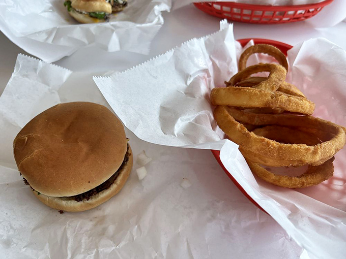 The simplicity of this burger belies its perfection&mdash;no trendy toppings needed when you've been grilling patties since Harry Truman was president.