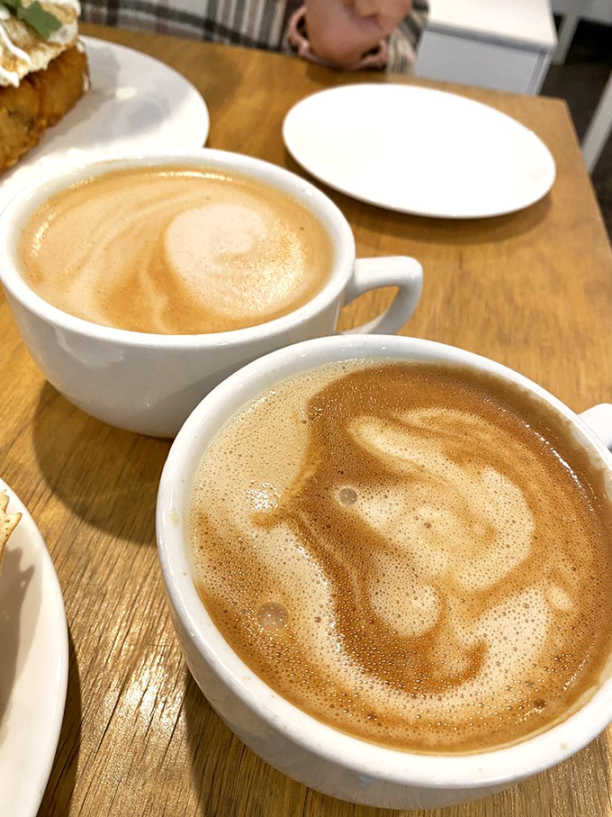 Coffee art so pretty you almost don't want to drink it. Almost. These lattes are as delicious as they are Instagram-worthy.