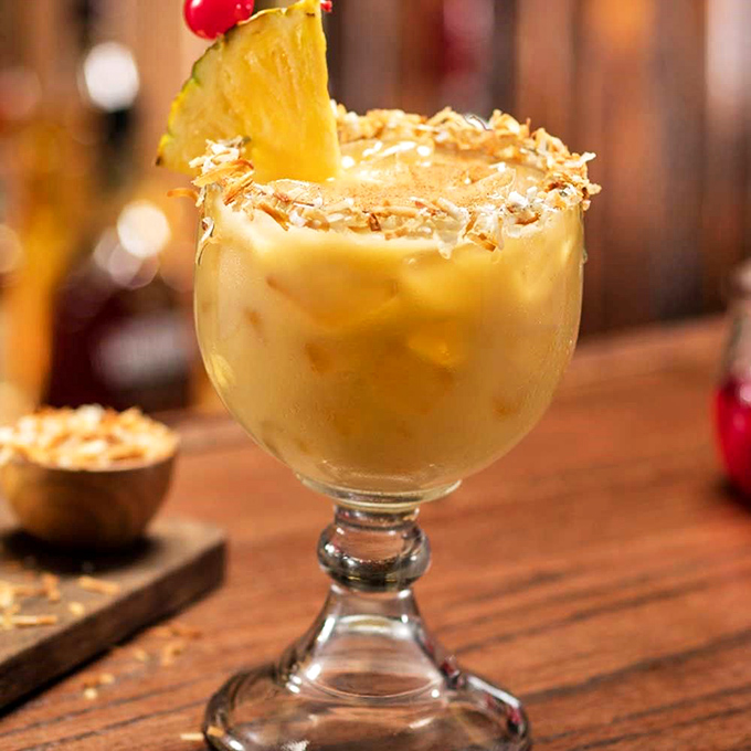 The Painkiller cocktail lives up to its name, though your only real pain will be deciding what to order next.