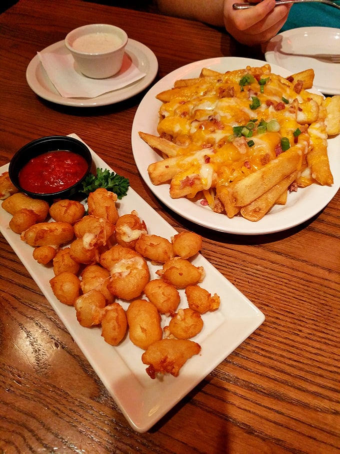 Cheese fries and cheese curds&mdash;because sometimes the heart wants what cholesterol levels fear but taste buds celebrate wildly.