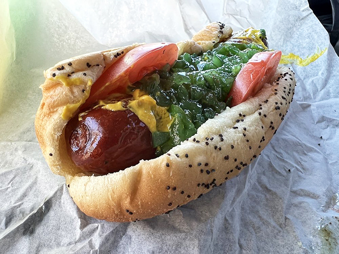 The Polish sausage&mdash;Chicago's brawnier cousin to the hot dog&mdash;dressed impeccably with chili that means serious business.