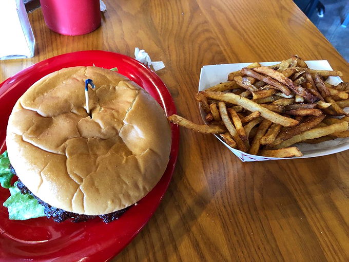 The classic burger and fries combo &ndash; like Batman and Robin, except you'll want to eat both of these heroes.