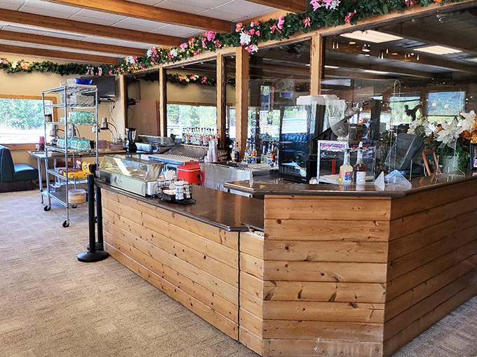 Comfort food awaits at this counter, where gravy-smothered meat proves that sometimes the best food isn't trying to be photogenic.