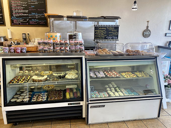 Behind every great bakery is a display case that makes adults press their noses against the glass like kids at a toy store window.
