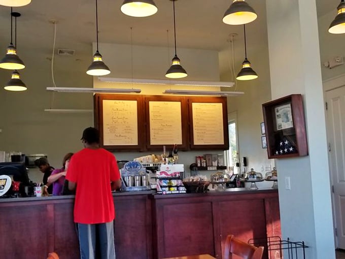 Where the magic happens. This counter has witnessed more morning transformations than a superhero phone booth&mdash;turning caffeine-deprived zombies into functioning humans daily.