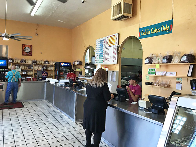 The counter where dreams come true. Place your order, step aside, and prepare for a religious experience disguised as lunch.