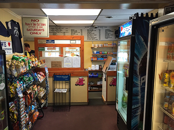 The snack aisle suggests they understand that after breakfast, you might need provisions for the food coma that follows.