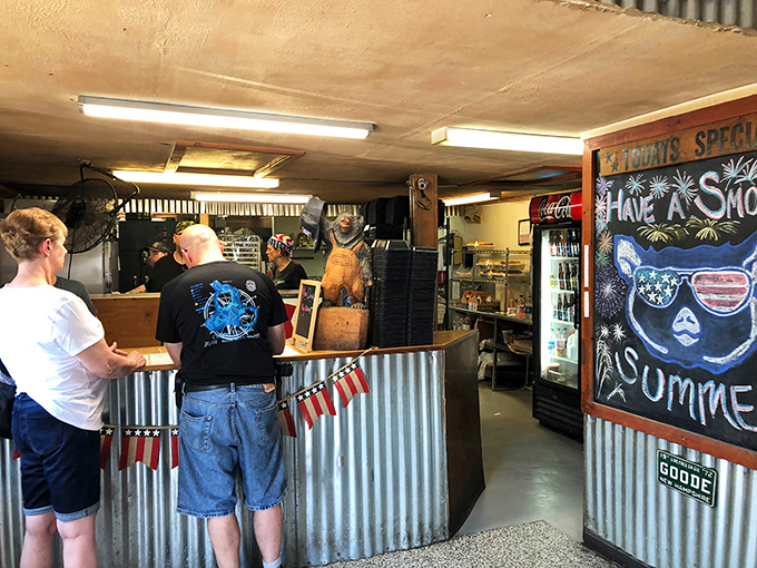 The ordering counter&mdash;where hopes rise, decisions are made, and the smoky aroma of what's to come makes even the shortest wait feel worthwhile.